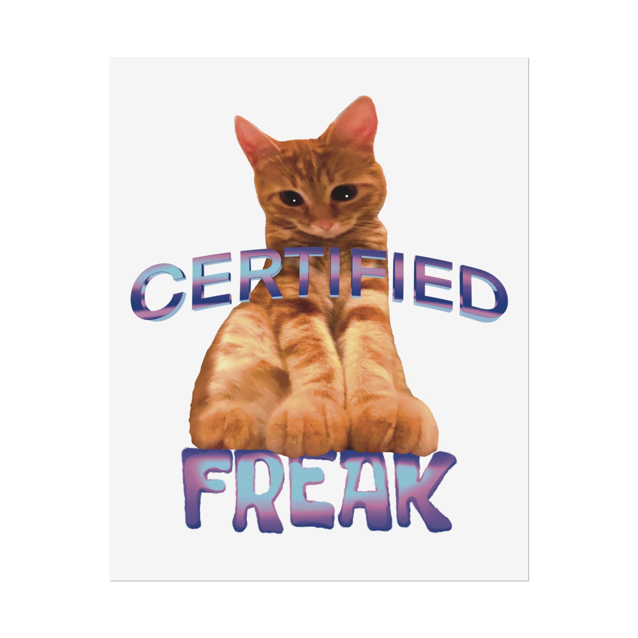 Certified Freak Poster – McFreakery